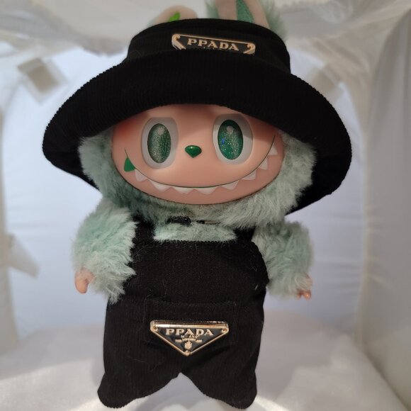 Accessories | Labubu Designer Overalls Bucket Hat 2 Piece Outfit 64 ...